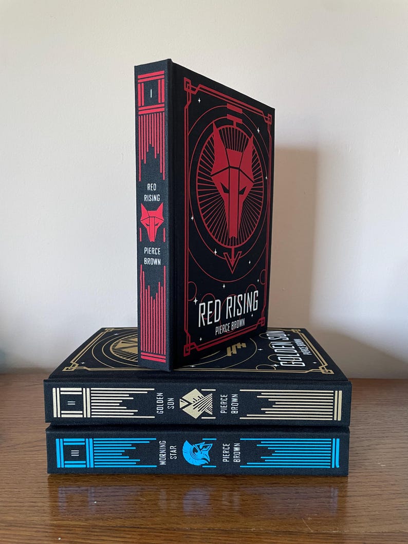 Red Rising Special Edition Rebound Book - Etsy