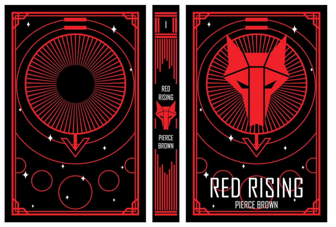 Red Rising Book Cover Design SVG Files (digital Download) - Etsy