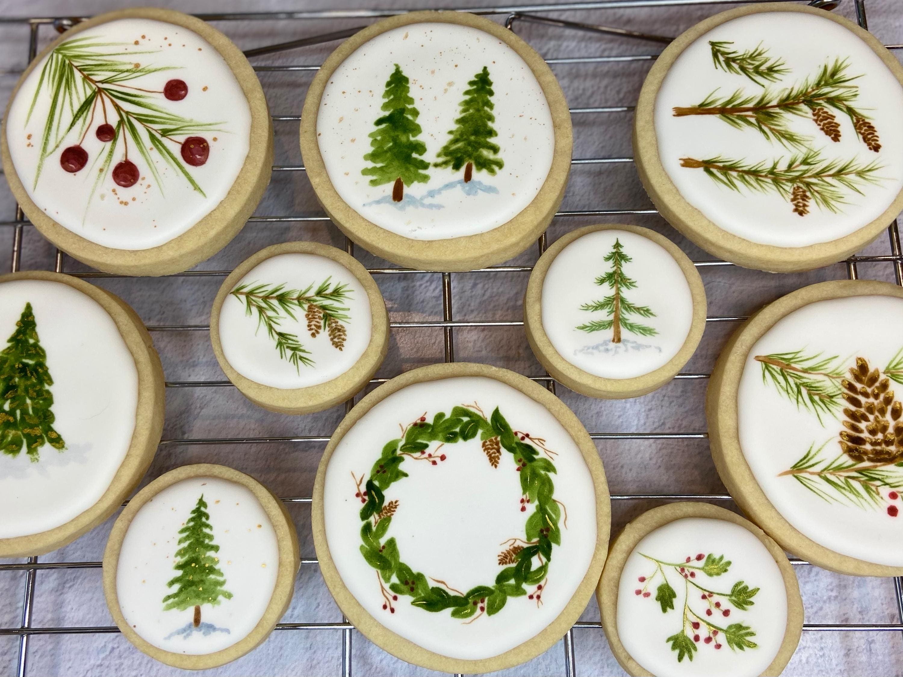 Hand-painted Holiday Cookies - Etsy