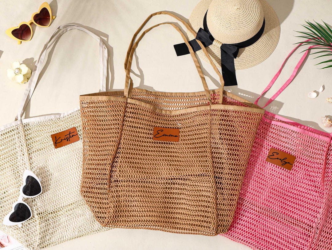 Beach Bag for Girls Trip, Bridesmaid Beach Tote Bags, Custom ...