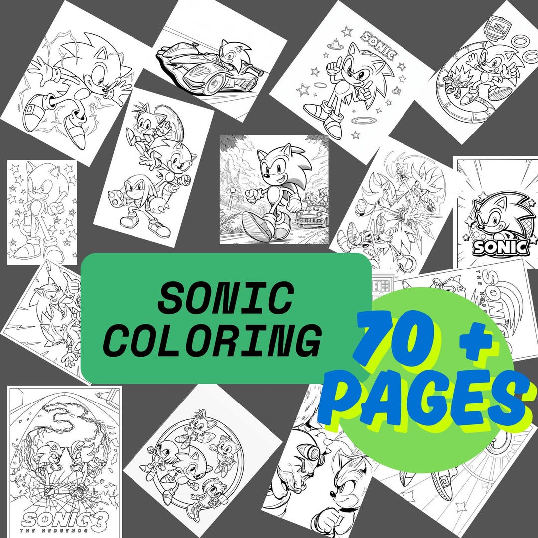 Sonic Birthday Coloring Pages | 70+ Printable Sheets | Family Trip ...