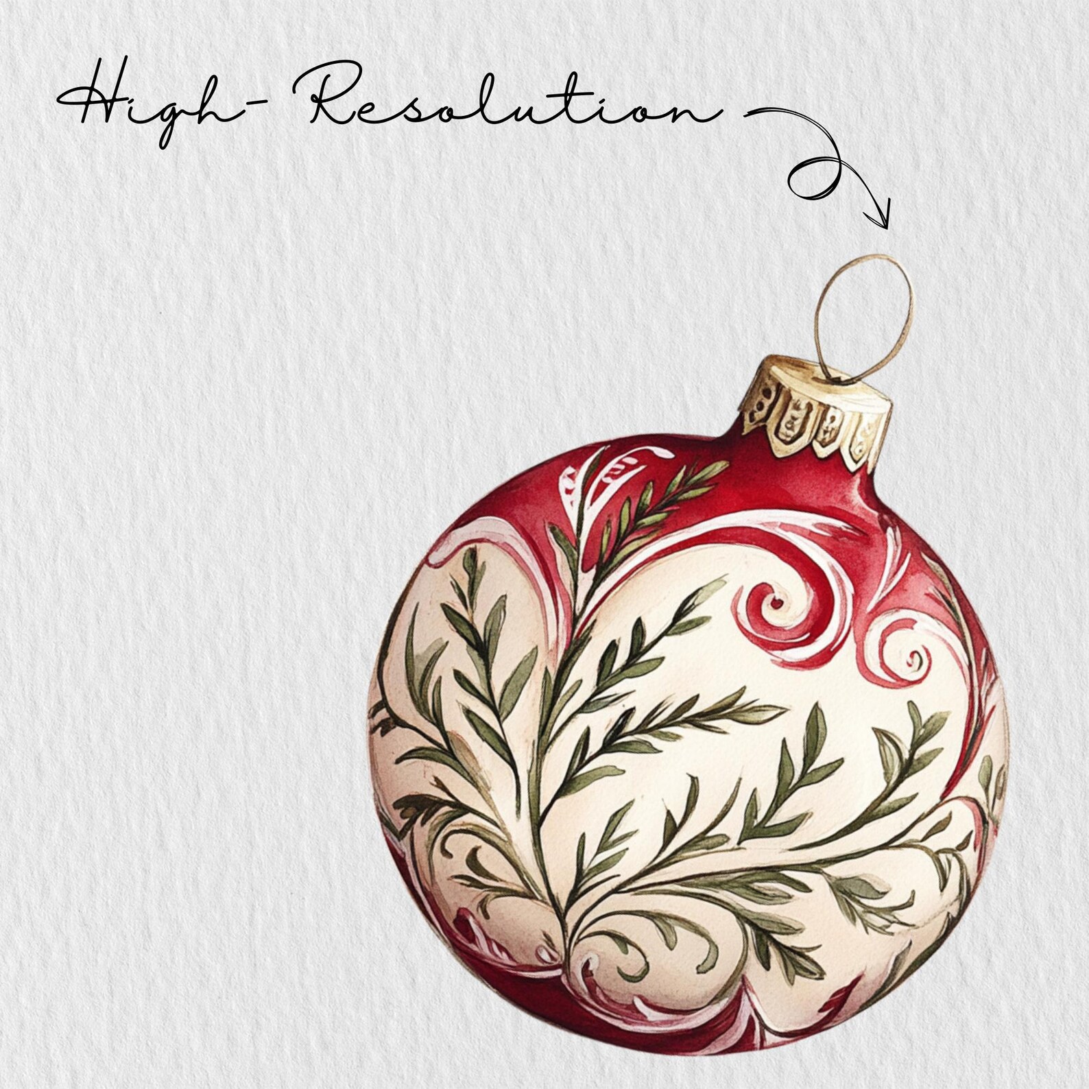 Watercolor Christmas Baubles | Christmas Ornaments Clipart | Watercolor ...