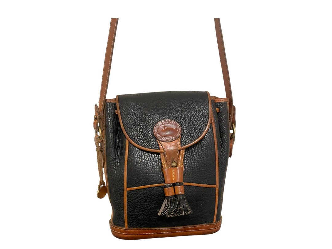 Vintage Purse-all Weather Leather Drawstring Bag-crossbody Bag-genuine ...