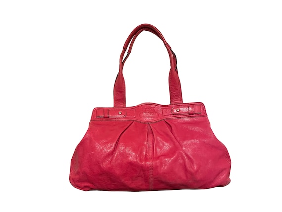Coach Purse-vintage Purse-red Shoulder Bag-genuine Leather Coach Purse-vintage Purse-red Shoulder Bag-genuine Leather