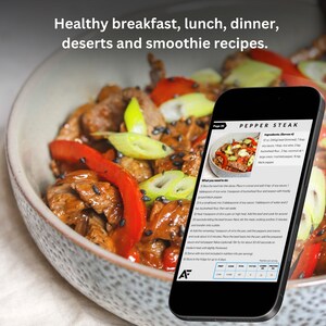 Digital Recipe Book, High Protein Healthy Meals - Etsy