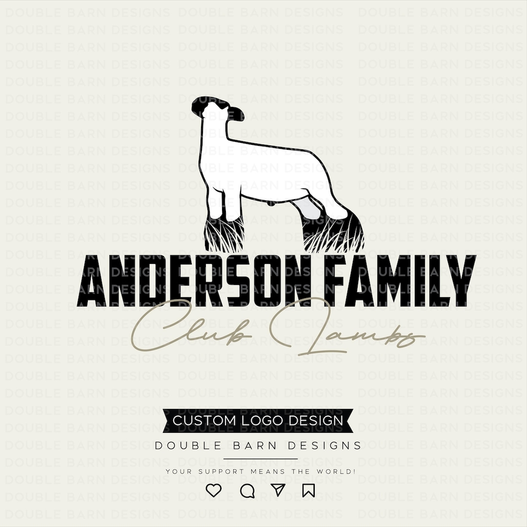 Show Lamb Logo Design - Stock Show Industry Logo - Customized Logo ...