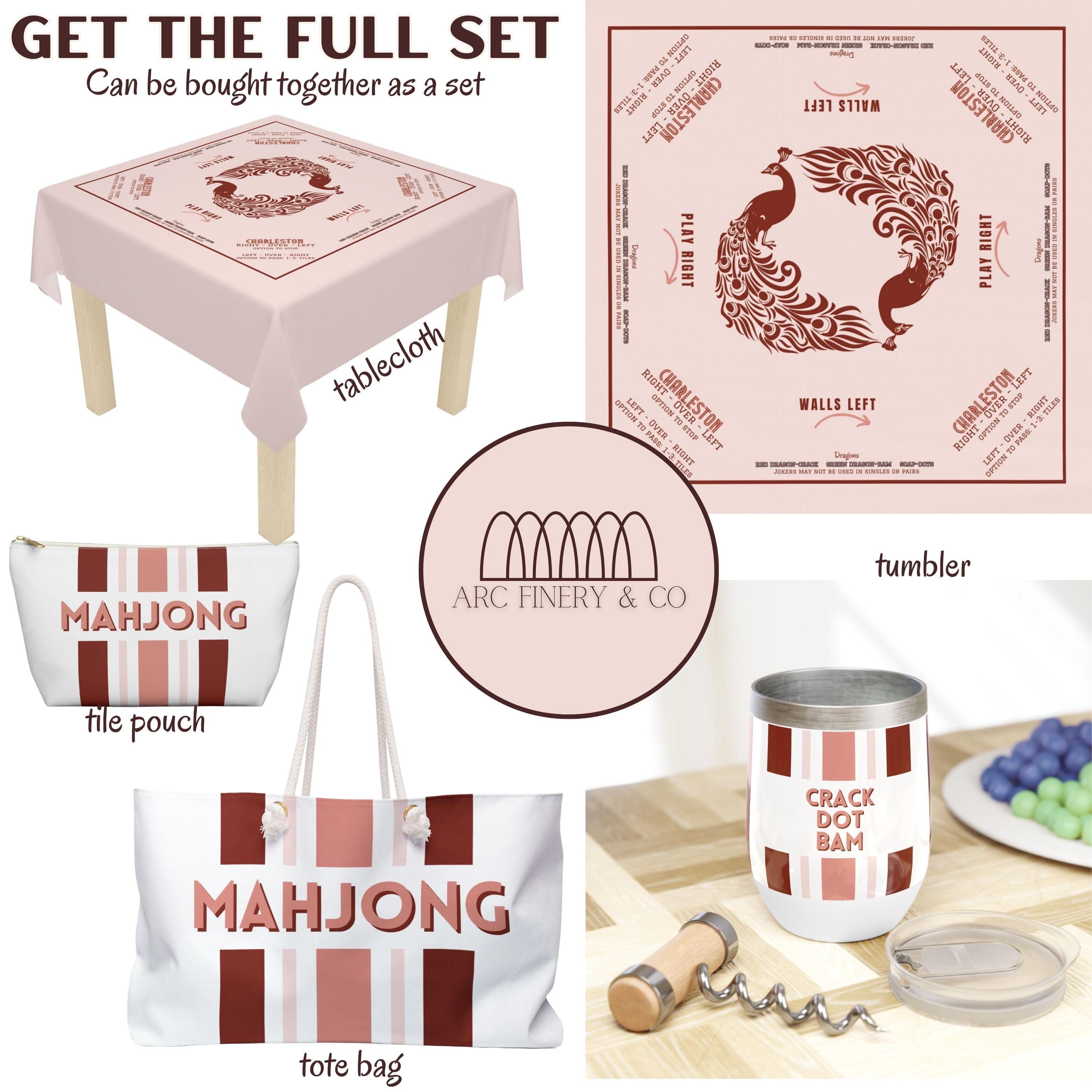 Bird Bam Mahjong Tablecloth | Mahjong Mat for Beginners | Perfect for ...