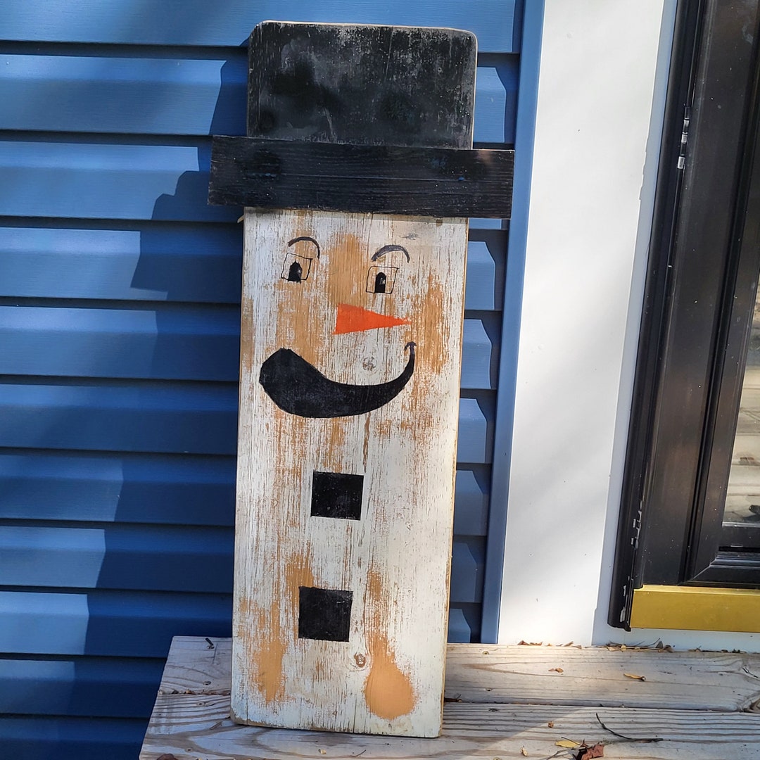 Scarecrow/snowman - Etsy