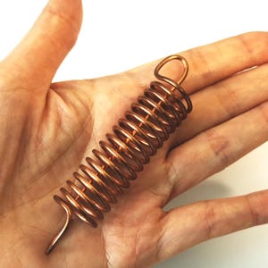 Handmade Mini Portable Vac Coil Copper Tensor Ring Energy Cleansing EMF ...