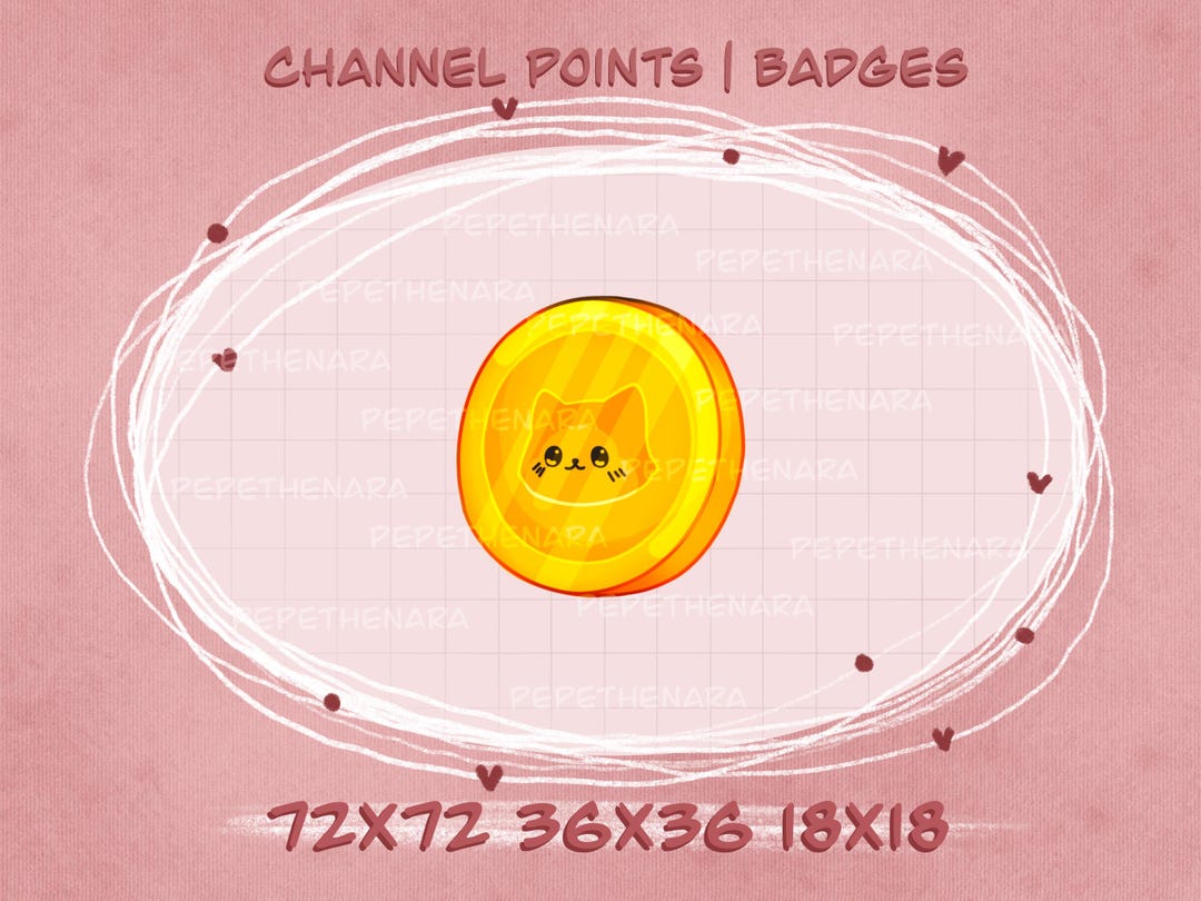 Channel Points | Badges (twitch, Youtube, Discord) - Etsy