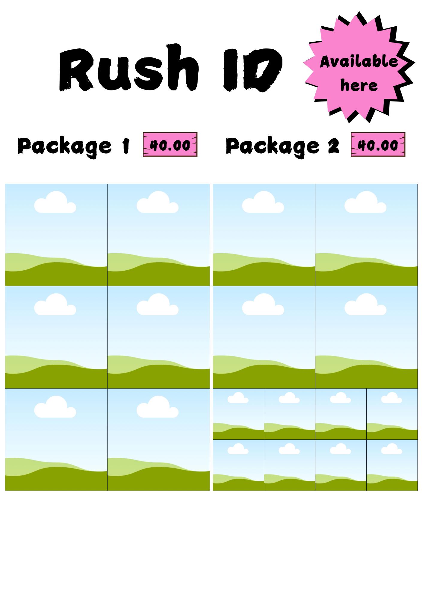 Rush Id Template - Etsy