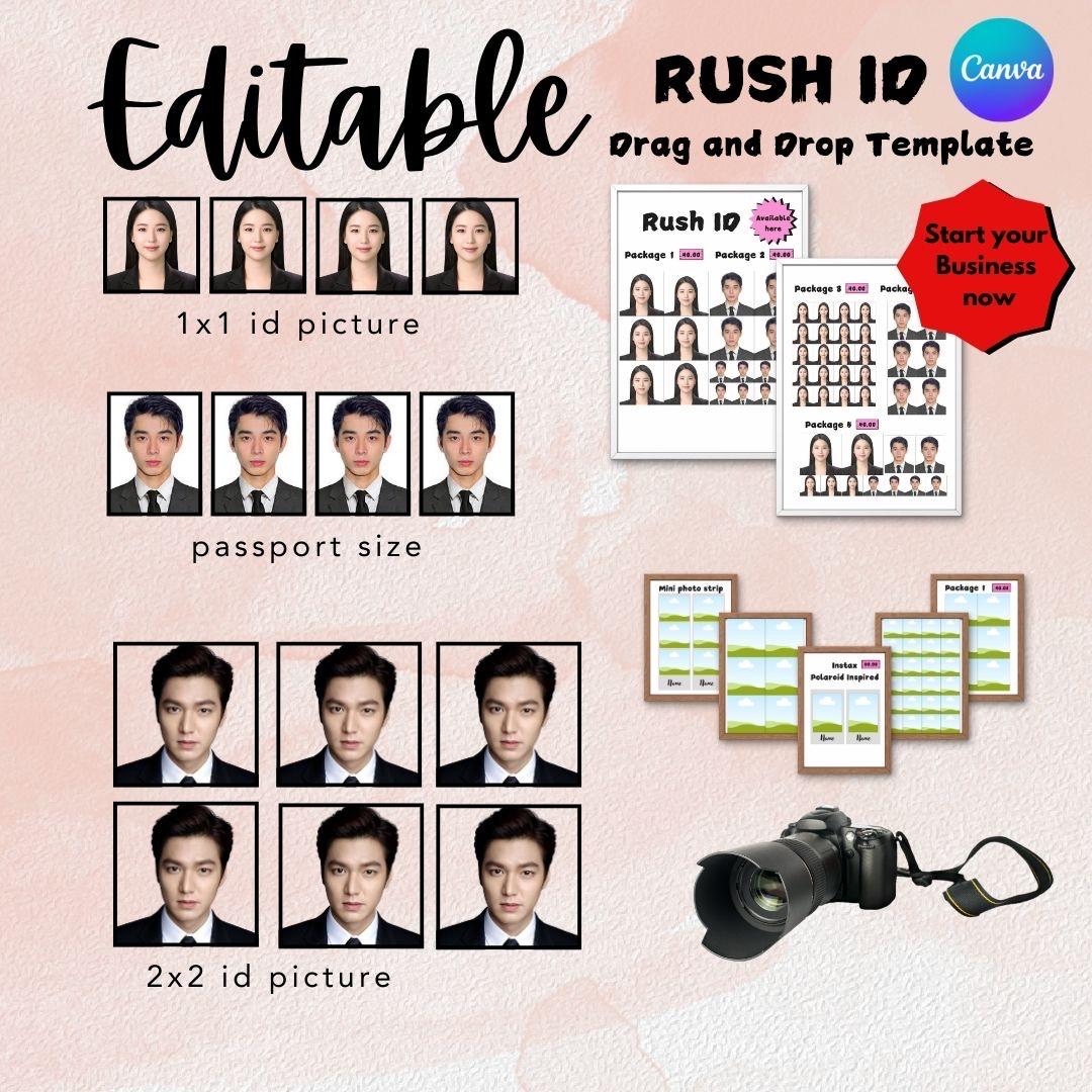 Rush Id Template - Etsy