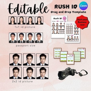 Rush Id Template - Etsy