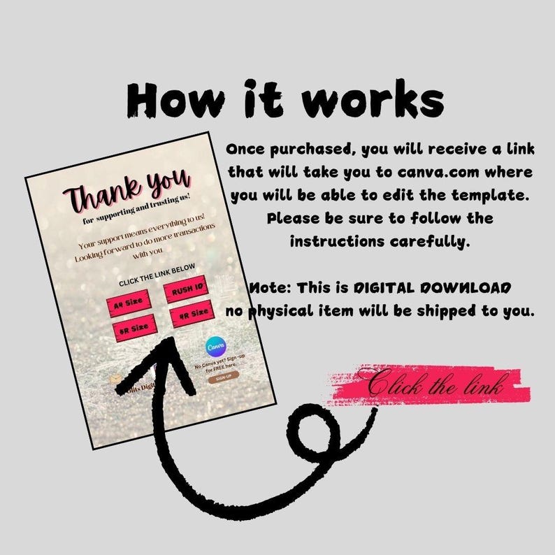 Rush Id Template - Etsy