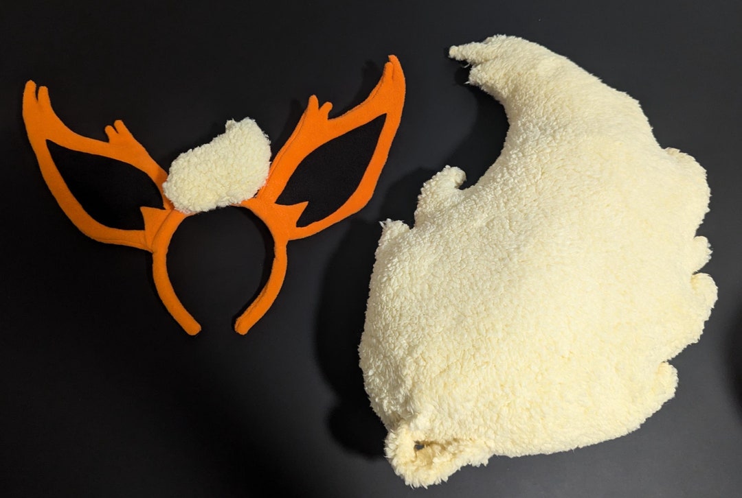 Flareon Ears and Tail Cosplay - Etsy
