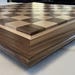 Hardwood Chess Board (hard Maple & Black Walnut) - Etsy
