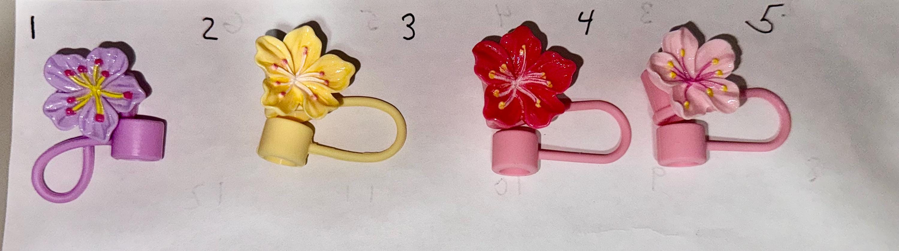 Flower Straw Toppers for Stanley Cup Accessory - Etsy