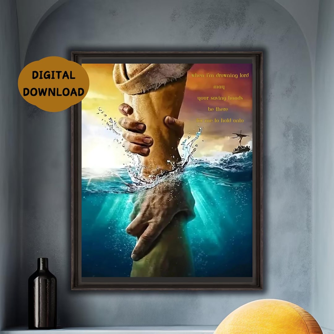 Hand of God Art | Religious Art | Digital Art | Bible Art | Printable ...