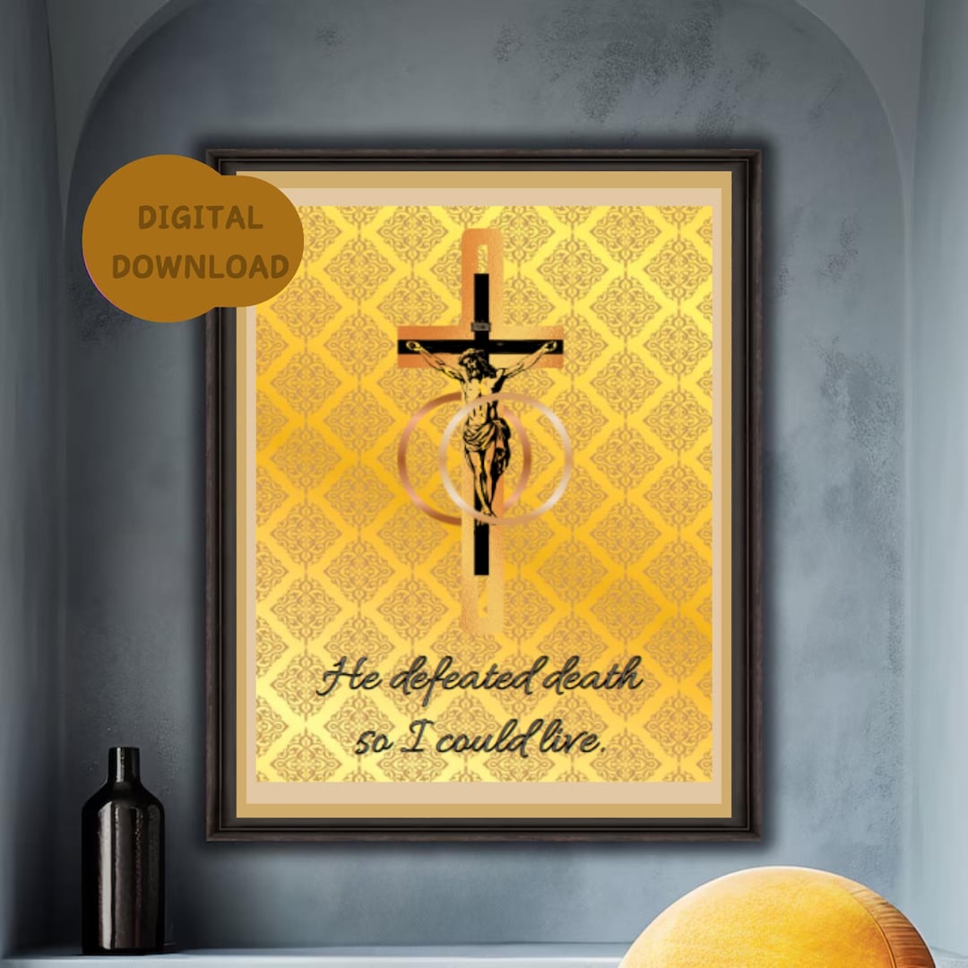 Christ Defeated Death | Religious Art | Digital | Christian Art ...