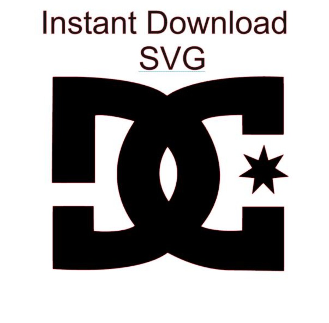 DC Shoe SVG Cut File, Art and Graphics - Etsy