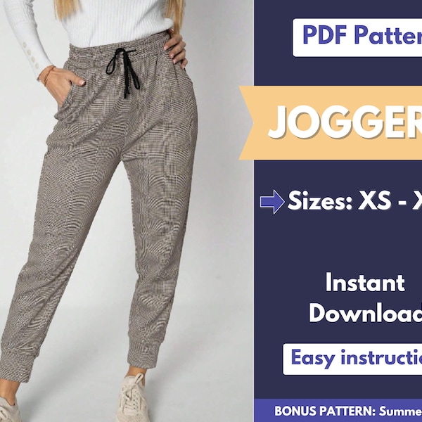 Joggers Pattern - Etsy