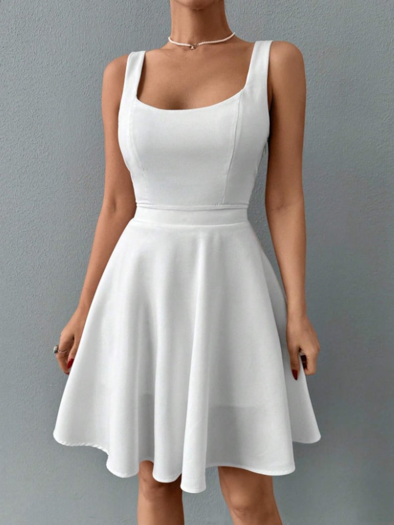 Short Dress Sewing Pattern | XS-XL | Sewing Pattern | Easy Dress ...