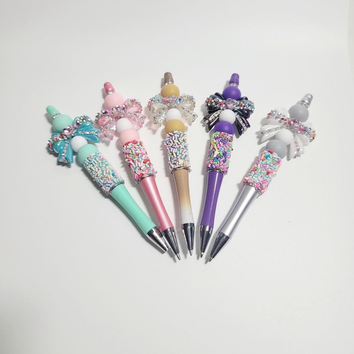 Candy Ribbon Beaded Pen - Etsy