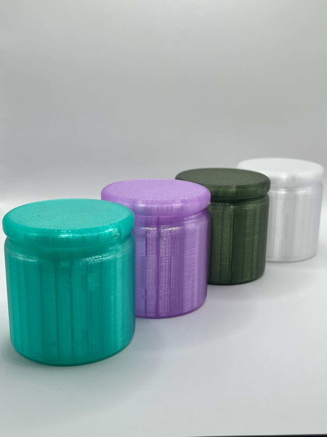 Stash Jar I Small Storage Jar I Threaded Jar With Lid I 3D Printed I ...