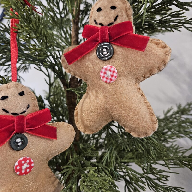 Felt Gingerbread Man - Etsy