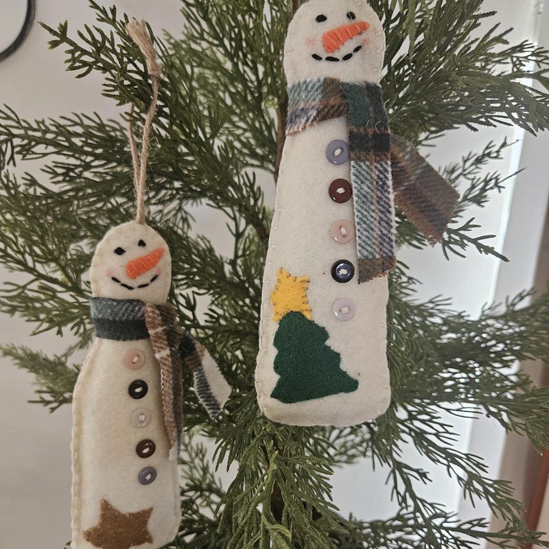 Felt Snowman - Etsy