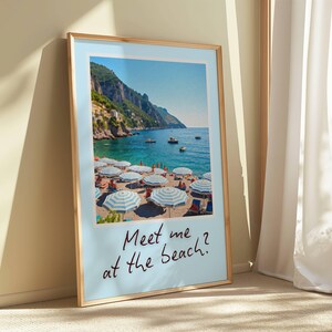 Beach-themed Rolled Poster, Beachy Wall Art, Coastal Decor, Summer ...