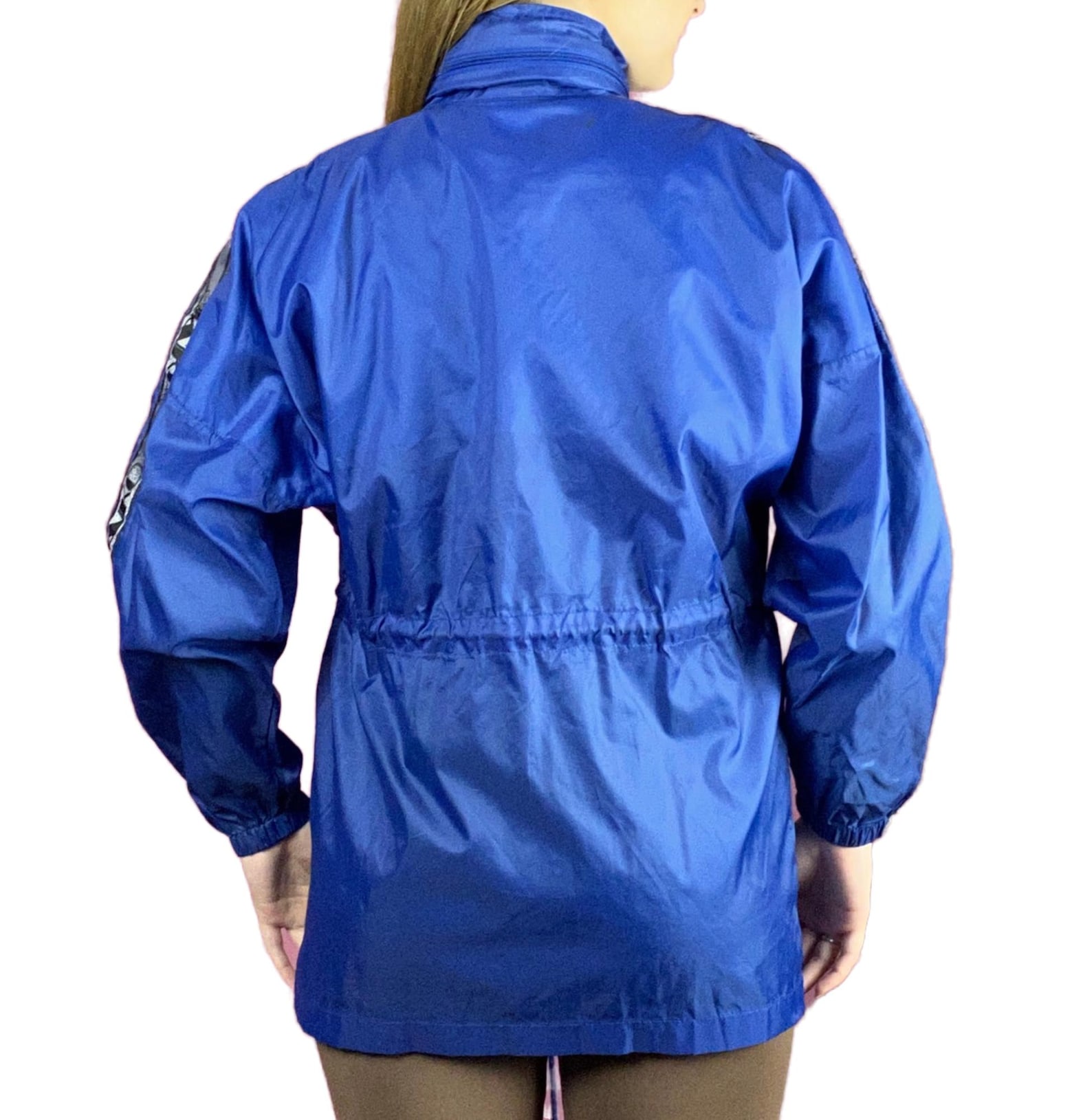 Jako Vintage Women's Rain Jacket - XS Blue Nylon - Etsy