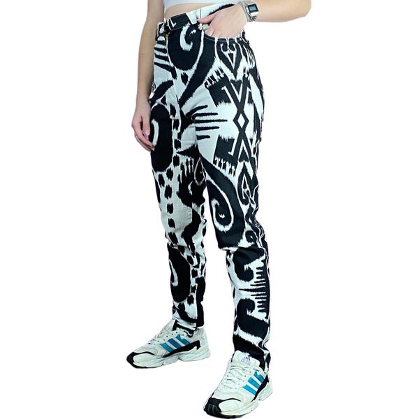 Abstract Jeans - Etsy