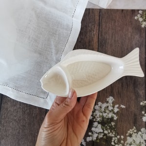 Ceramic White Color Fish Shape Portuguese Olive Plate Home Decor - Etsy