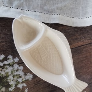 Ceramic White Color Fish Shape Portuguese Olive Plate Home Decor - Etsy