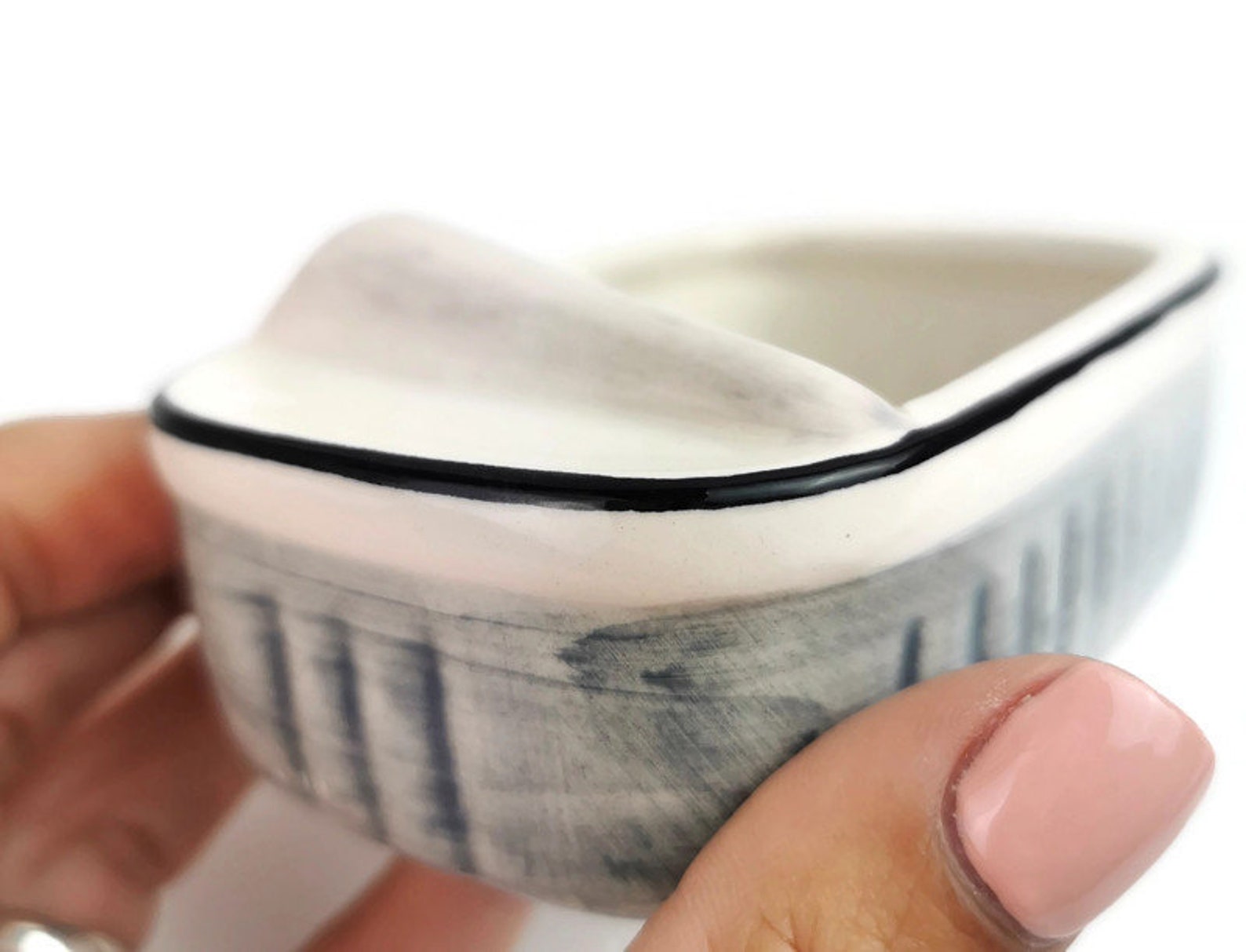 Light Gray Ceramic Can With Sardines Home Decor 11.5*7cm - Etsy