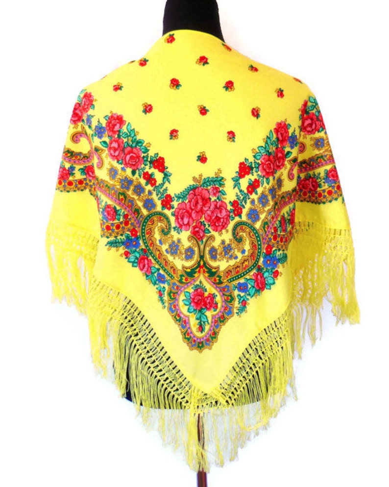 Portuguese Shawl Half Viana's Tradicional Folklore Scarf | Etsy