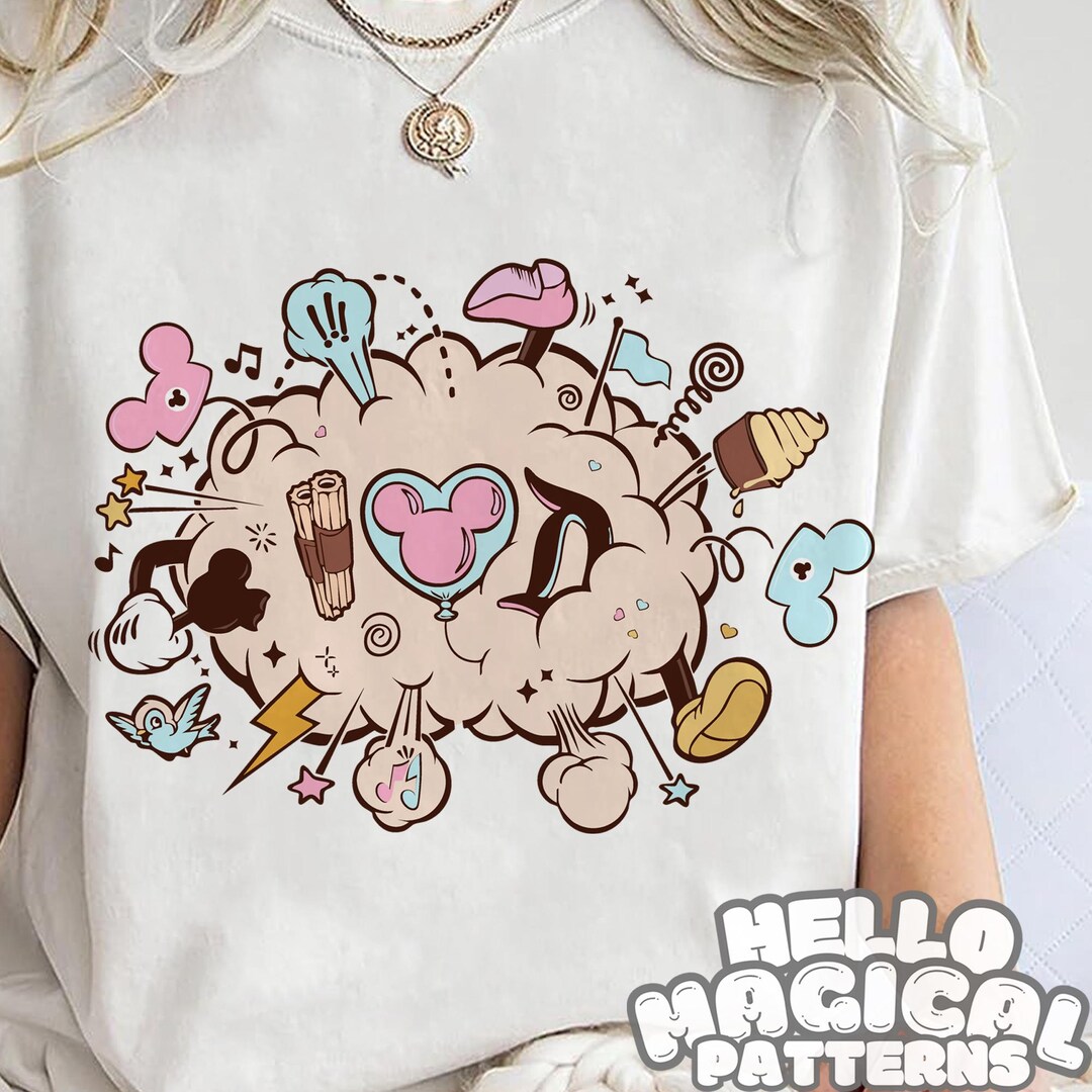 Magical Mouse Boom Sublimation Design: Printable PNG, JPG, PDF File - Etsy