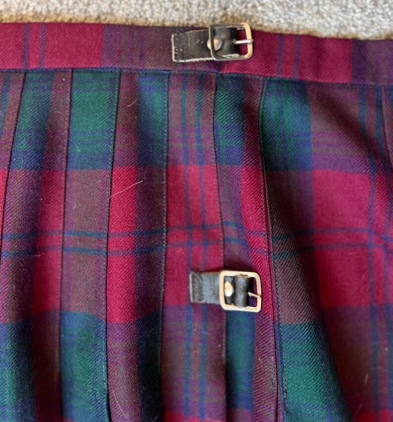 Vintage KILTMAKER Hector Russelll House Plaid Kilt Skirt. 100% Wool ...