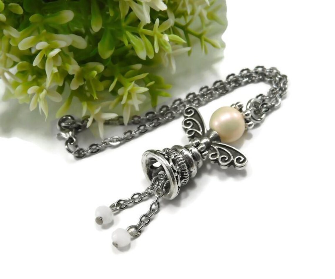 Guardian Angel Protection Gift, Angel Mirror Charm Gift, Rear View ...