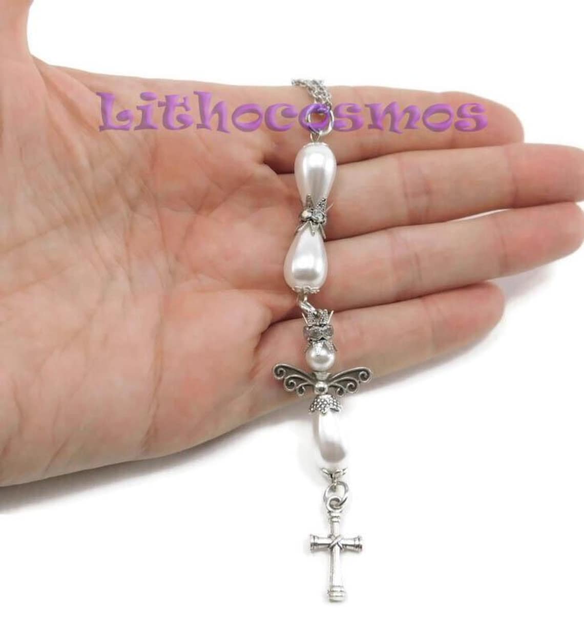 Guardian Angel Car Mirror Hanging Charm, Angel Car Mirror Gift, Car ...