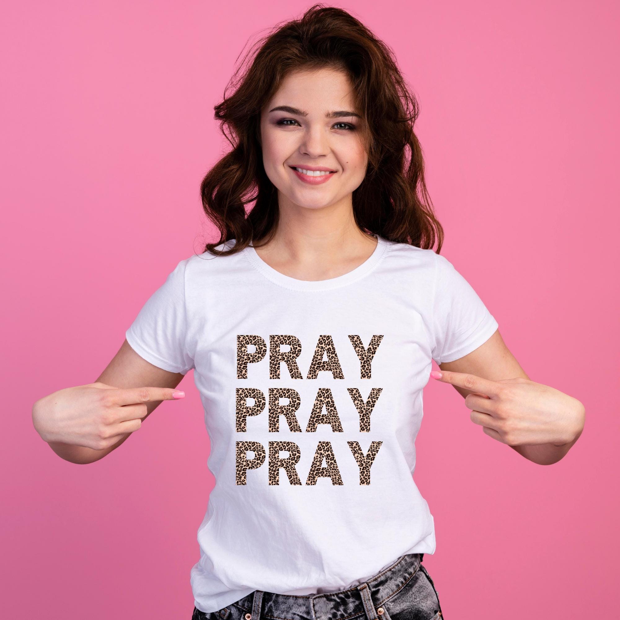 PRAY Cheetah Print Brown and Tan Png - Etsy