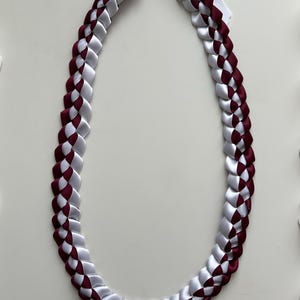 Handmade Ribbon Lei Satin Graduation Celebration Birthday Wedding Gift ...