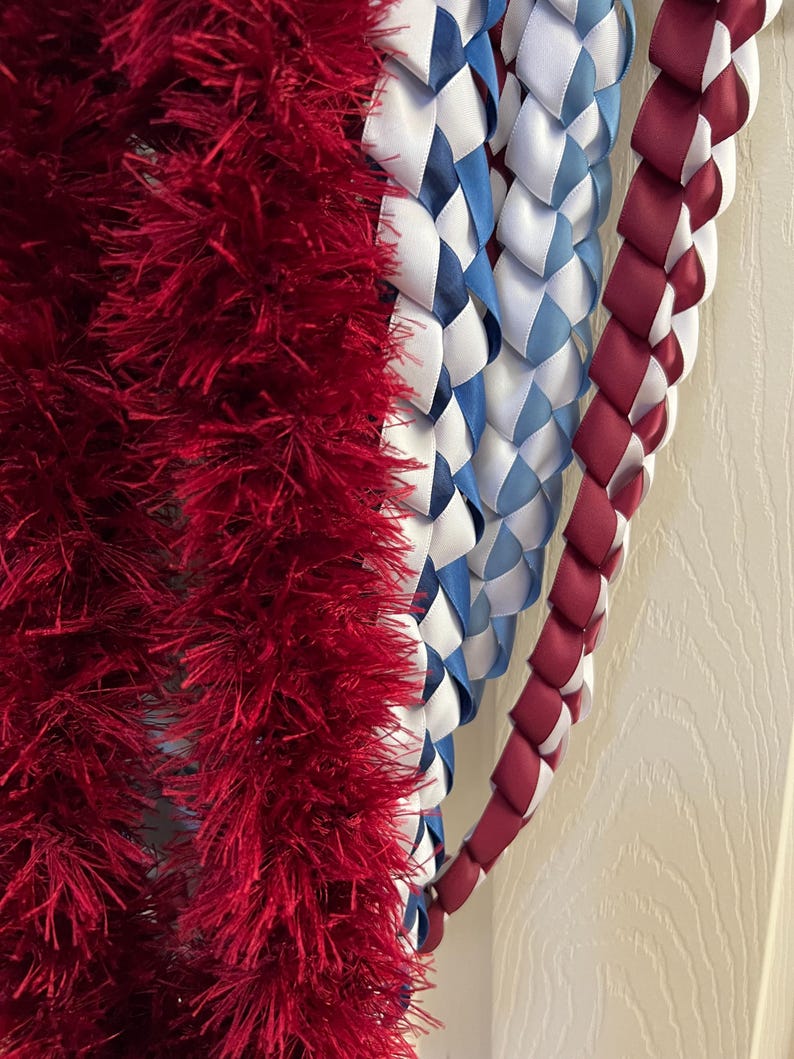 Handmade Ribbon Lei Satin Graduation Celebration Birthday Wedding Gift ...