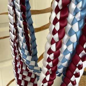 Handmade Ribbon Lei Satin Graduation Celebration Birthday Wedding Gift ...