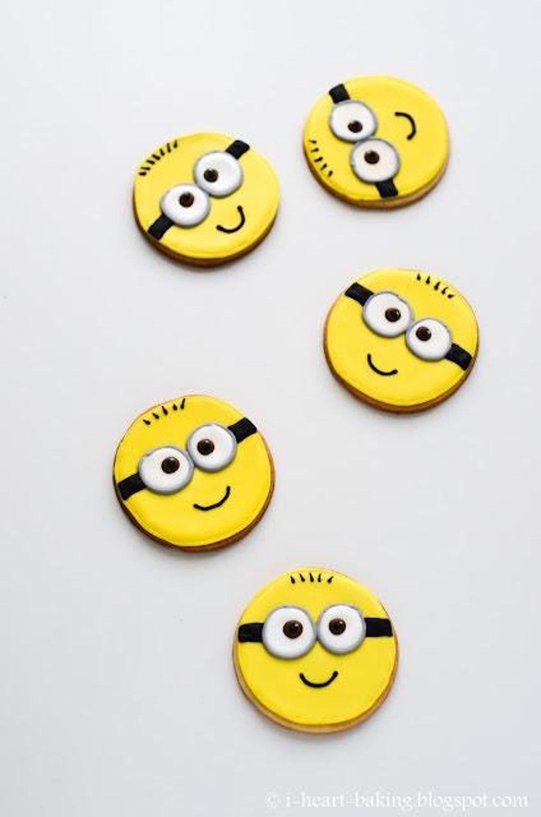 Minion Cookies Birthday Party Event Sugar Cookie Favor - Etsy