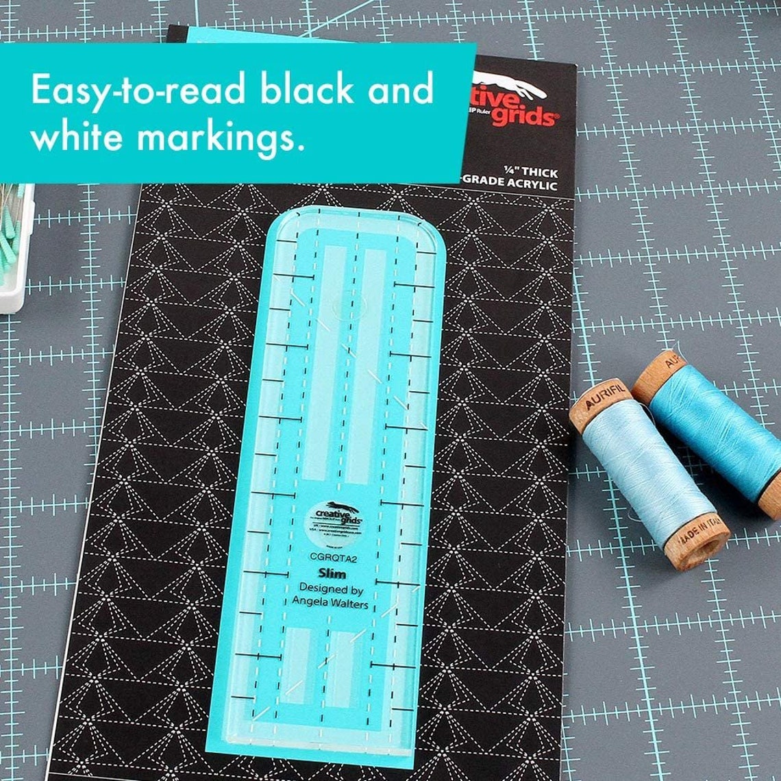 Slim Creative Grids Ruler by Angela Walters - Etsy