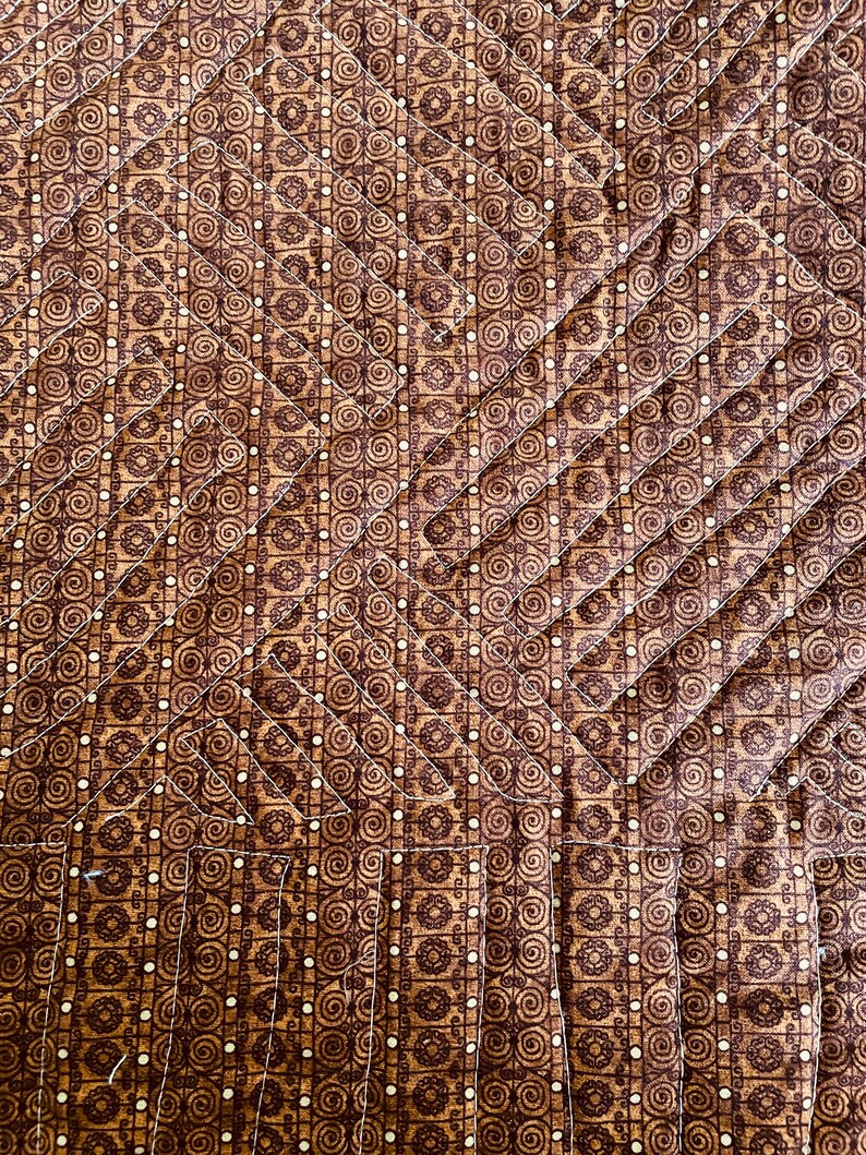Tan and Black Squares Quilt - Etsy