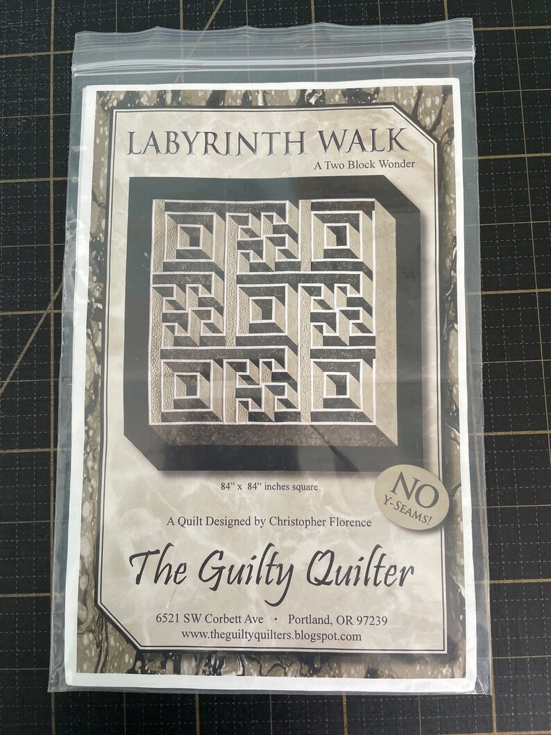Labyrinth Walk Quilt Pattern - Etsy
