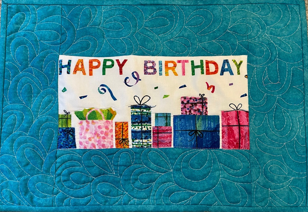 Happy Birthday Placemat - Etsy